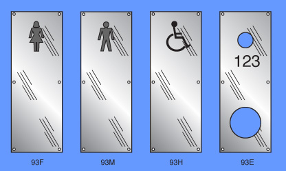 CUSTOM DOOR ::.. Door Plates:: Push